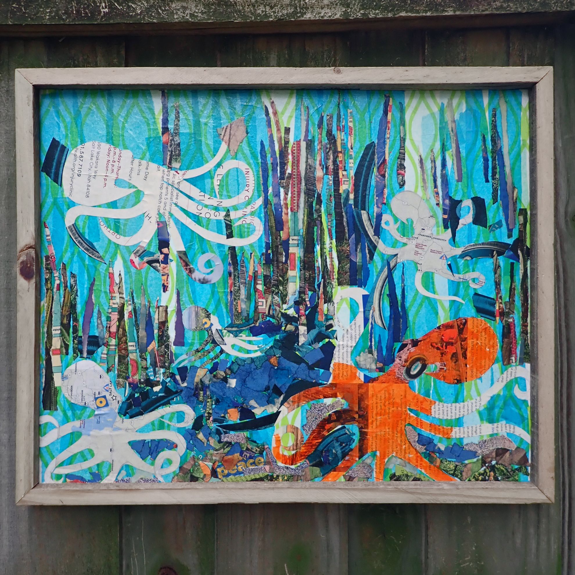 Octopus Collage. Toxic Roots